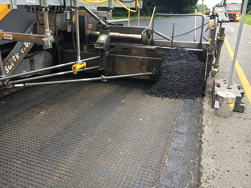 HaTelit asphalt reinforcement for sustainable road rehabilitation