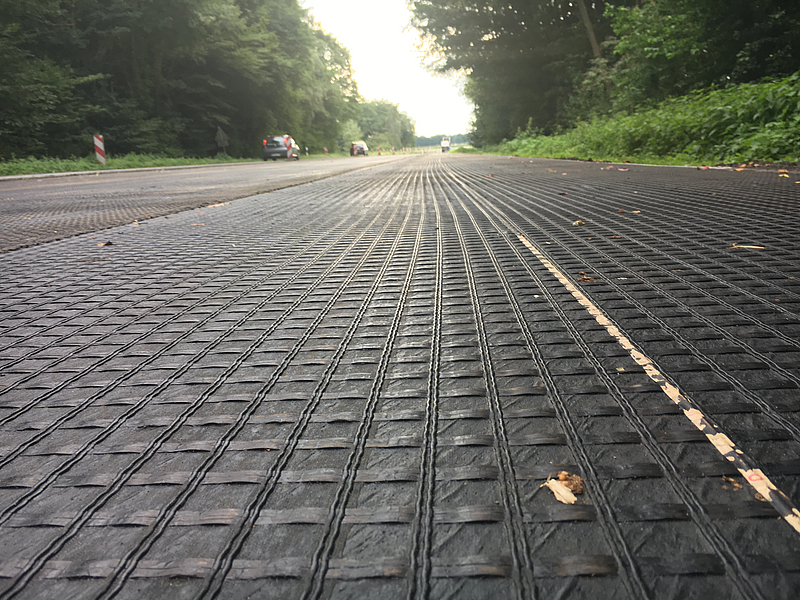 HaTelit asphalt reinforcement for sustainable road rehabilitation